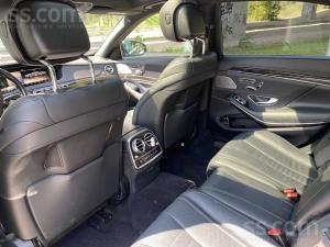 Black Mercedes-Benz S 500 2013 in Riga, with an engine capacity of 4.70 L and mileage of 117 thousand km for 22000 €, photo 27 on AUTOMOTO.COM.LV