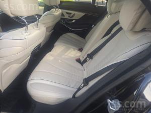 Black Mercedes-Benz S 500 2013 in Riga, with an engine capacity of 5.00 L and mileage of 0 thousand km for 12990 €, photo 8 on AUTOMOTO.COM.LV