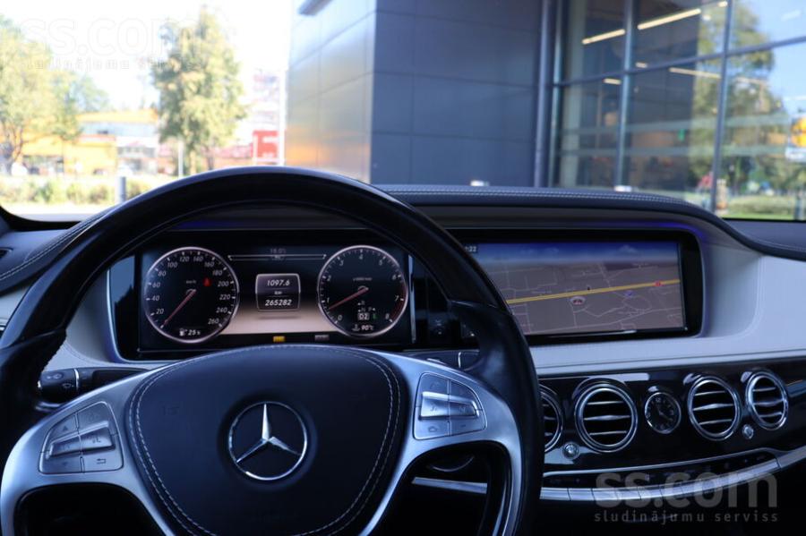 Melns Mercedes-Benz S 500 2013 Rīga, ar dzinēja tilpumu 4.70 L un nobraukumu 0 tūkst. km par 17990 €, foto 14 vietnē AUTOMOTO.COM.LV