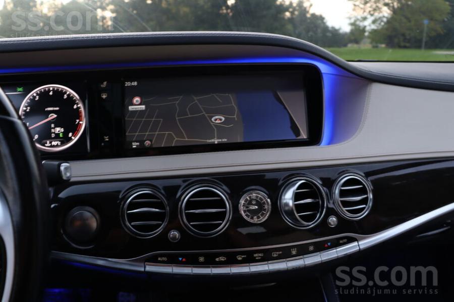 Melns Mercedes-Benz S 500 2013 Rīga, ar dzinēja tilpumu 4.70 L un nobraukumu 0 tūkst. km par 17990 €, foto 15 vietnē AUTOMOTO.COM.LV