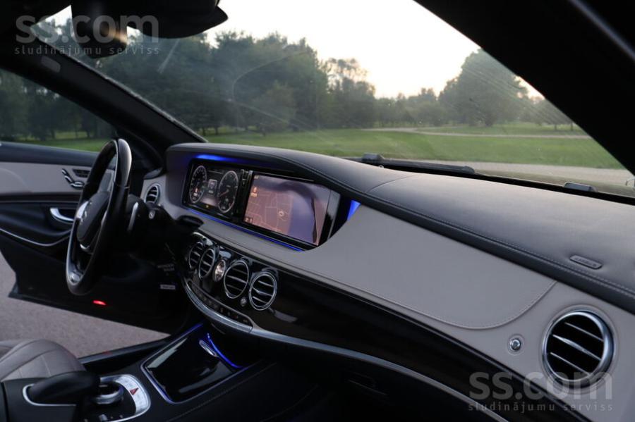 Melns Mercedes-Benz S 500 2013 Rīga, ar dzinēja tilpumu 4.70 L un nobraukumu 0 tūkst. km par 17990 €, foto 20 vietnē AUTOMOTO.COM.LV