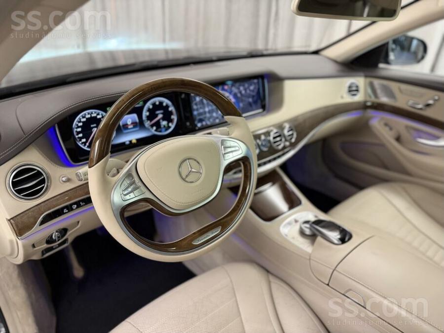 Melns Mercedes-Benz S 500 2014 Rīga, ar dzinēja tilpumu 4.70 L un nobraukumu 279 tūkst. km par 20990 €, foto 7 vietnē AUTOMOTO.COM.LV