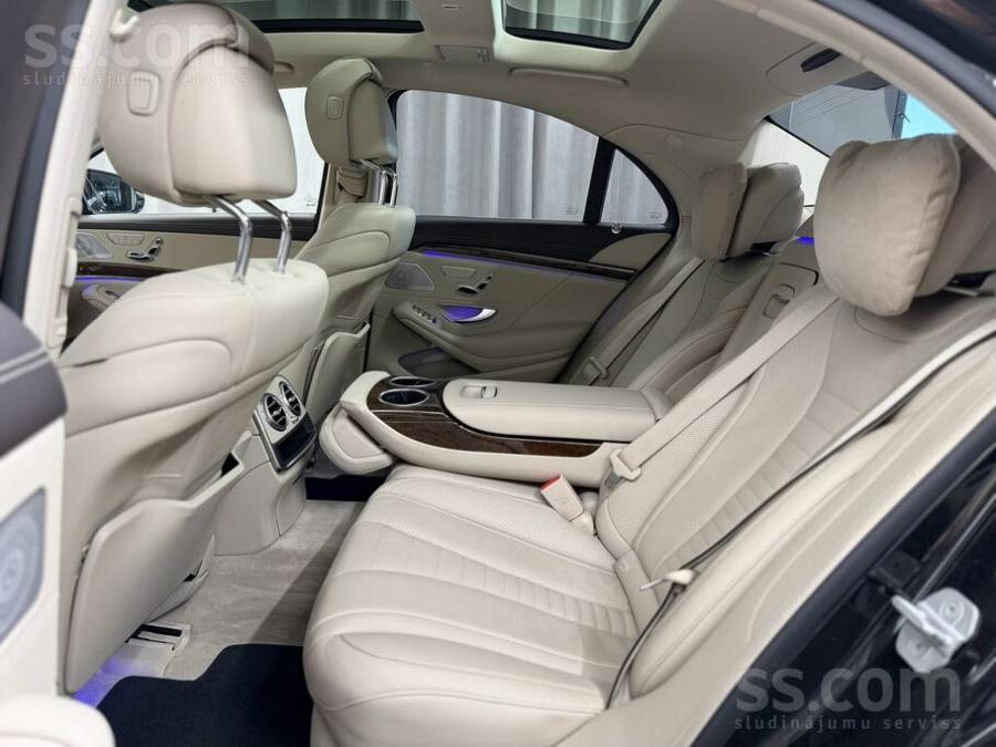 Melns Mercedes-Benz S 500 2014 Rīga, ar dzinēja tilpumu 4.70 L un nobraukumu 279 tūkst. km par 20990 €, foto 11 vietnē AUTOMOTO.COM.LV