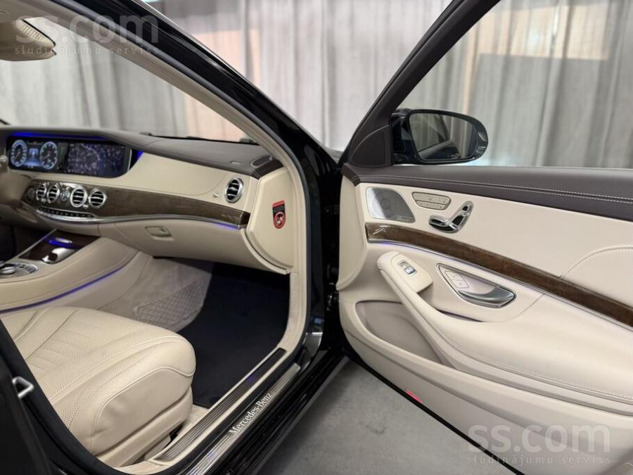 Melns Mercedes-Benz S 500 2014 Rīga, ar dzinēja tilpumu 4.70 L un nobraukumu 279 tūkst. km par 20990 €, foto 23 vietnē AUTOMOTO.COM.LV