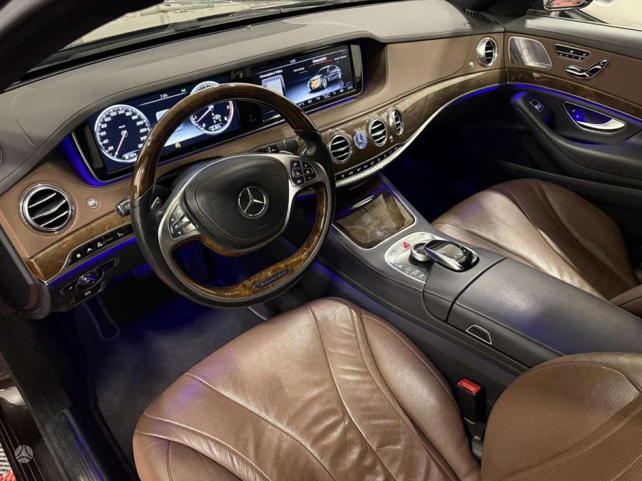 Melns Mercedes-Benz S 500 2014 Viļņa, ar dzinēja tilpumu 4.66 L un nobraukumu 215 tūkst. km par 22999 €, foto 11 vietnē AUTOMOTO.COM.LV