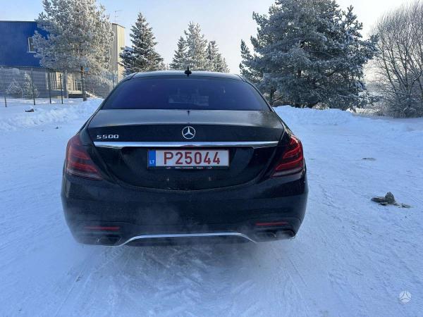 Black Mercedes-Benz S 500 2014 in Siauliai, with an engine capacity of 4.66 L and mileage of 201 thousand km for 28000 €, photo 6 on AUTOMOTO.COM.LV