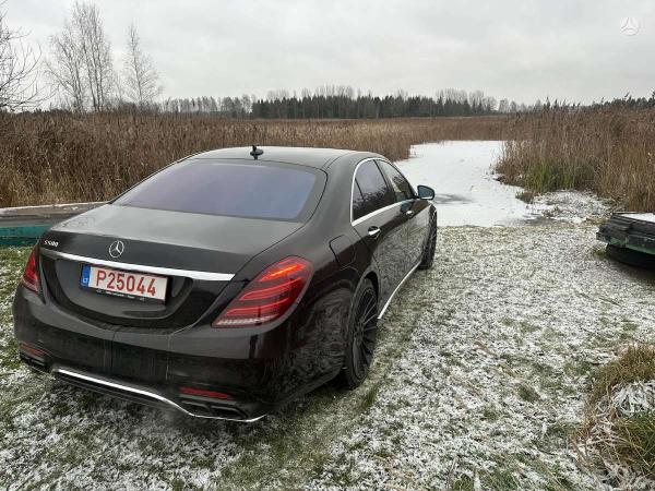 Black Mercedes-Benz S 500 2014 in Siauliai, with an engine capacity of 4.66 L and mileage of 201 thousand km for 28000 €, photo 8 on AUTOMOTO.COM.LV
