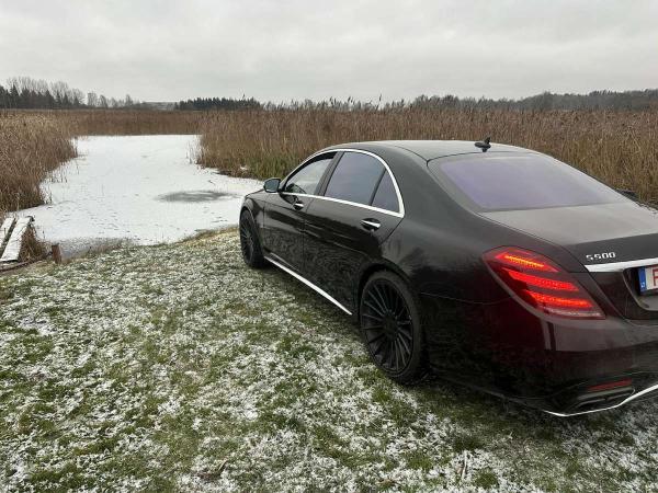 Black Mercedes-Benz S 500 2014 in Siauliai, with an engine capacity of 4.66 L and mileage of 201 thousand km for 28000 €, photo 9 on AUTOMOTO.COM.LV