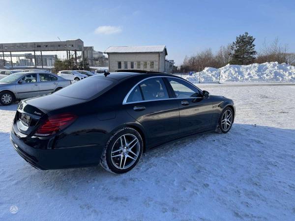 Black Mercedes-Benz S 500 2014 in Telschi, with an engine capacity of 4.66 L and mileage of 289 thousand km for 23500 €, photo 8 on AUTOMOTO.COM.LV