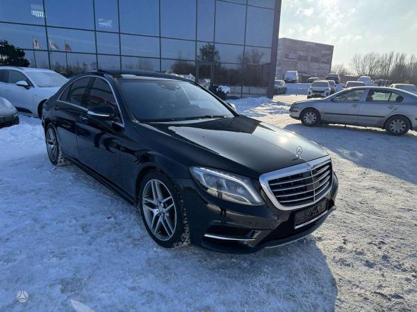 Black Mercedes-Benz S 500 2014 in Telschi, with an engine capacity of 4.66 L and mileage of 289 thousand km for 23500 €, photo 10 on AUTOMOTO.COM.LV