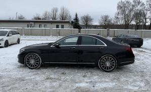 Black Mercedes-Benz S 500 2014 in Kaunas, with an engine capacity of 4.66 L and mileage of 214 thousand km for 27000 €, photo 3 on AUTOMOTO.COM.LV
