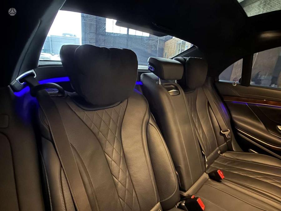 Black Mercedes-Benz S 500 2014 in Kaunas, with an engine capacity of 4.66 L and mileage of 214 thousand km for 27000 €, photo 38 on AUTOMOTO.COM.LV