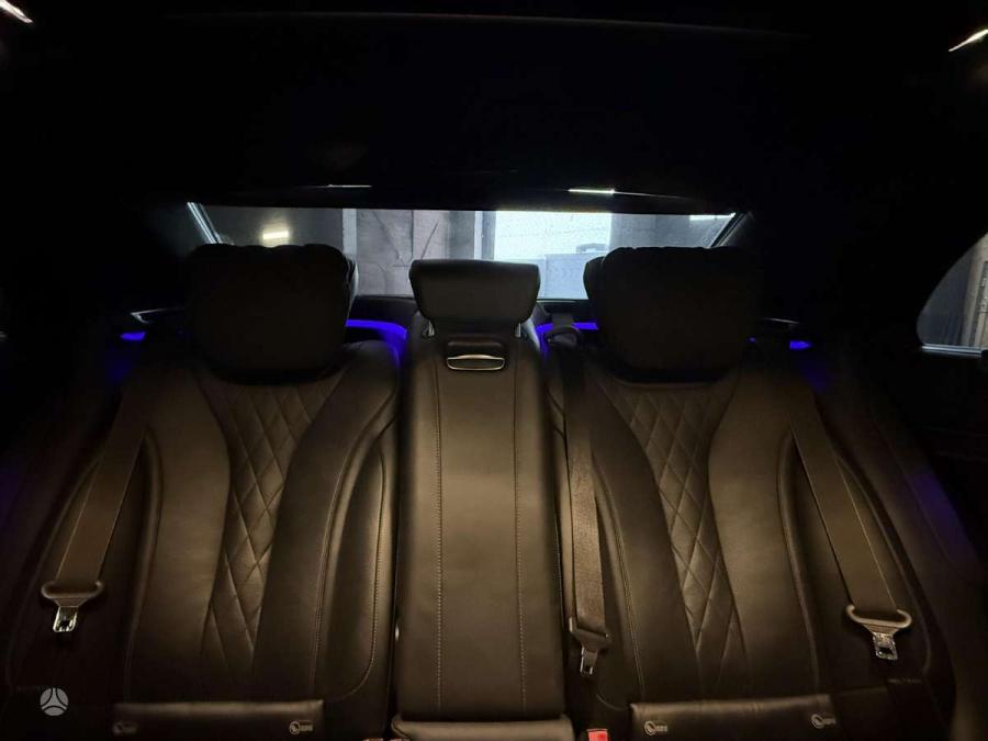 Black Mercedes-Benz S 500 2014 in Kaunas, with an engine capacity of 4.66 L and mileage of 214 thousand km for 27000 €, photo 39 on AUTOMOTO.COM.LV