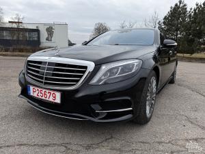 Black Mercedes-Benz S 500 2014 in Kaunas, with an engine capacity of 4.70 L and mileage of 190 thousand km for 30500 €, photo 3 on AUTOMOTO.COM.LV
