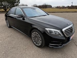 Black Mercedes-Benz S 500 2014 in Kaunas, with an engine capacity of 4.70 L and mileage of 190 thousand km for 30500 €, photo 5 on AUTOMOTO.COM.LV