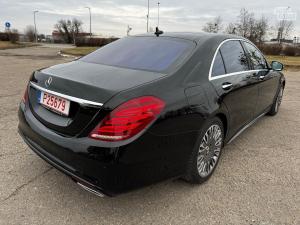 Black Mercedes-Benz S 500 2014 in Kaunas, with an engine capacity of 4.70 L and mileage of 190 thousand km for 30500 €, photo 8 on AUTOMOTO.COM.LV