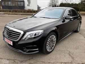 Black Mercedes-Benz S 500 2014 in Kaunas, with an engine capacity of 4.70 L and mileage of 190 thousand km for 30500 €, photo 12 on AUTOMOTO.COM.LV