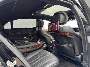 Black Mercedes-Benz S 500 2014 in Kaunas, with an engine capacity of 4.70 L and mileage of 190 thousand km for 30500 €, photo 32 on AUTOMOTO.COM.LV