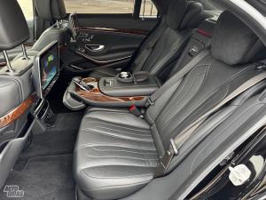 Black Mercedes-Benz S 500 2014 in Kaunas, with an engine capacity of 4.70 L and mileage of 190 thousand km for 30500 €, photo 35 on AUTOMOTO.COM.LV