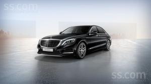 Black Mercedes-Benz S 500 2014 in Riga, with an engine capacity of 4.70 L and mileage of 94 thousand km for 29900 €, photo  on AUTOMOTO.COM.LV