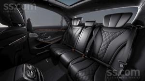 Black Mercedes-Benz S 500 2014 in Riga, with an engine capacity of 4.70 L and mileage of 94 thousand km for 29900 €, photo 10 on AUTOMOTO.COM.LV