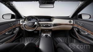 Black Mercedes-Benz S 500 2014 in Riga, with an engine capacity of 4.70 L and mileage of 94 thousand km for 29900 €, photo 11 on AUTOMOTO.COM.LV