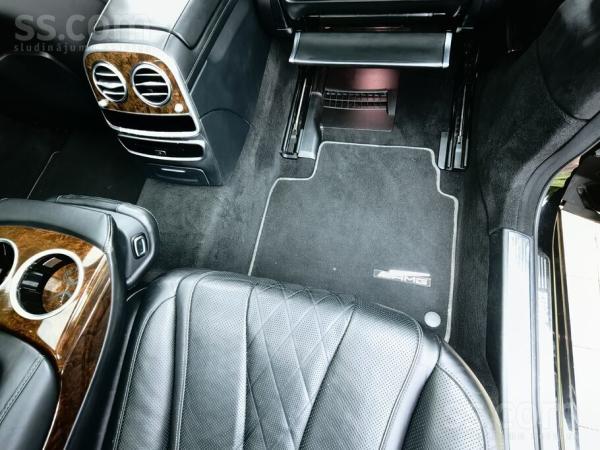 Black Mercedes-Benz S 500 2015 in Jurmala, with an engine capacity of 3.00 L and mileage of 195 thousand km for 29000 €, photo 7 on AUTOMOTO.COM.LV