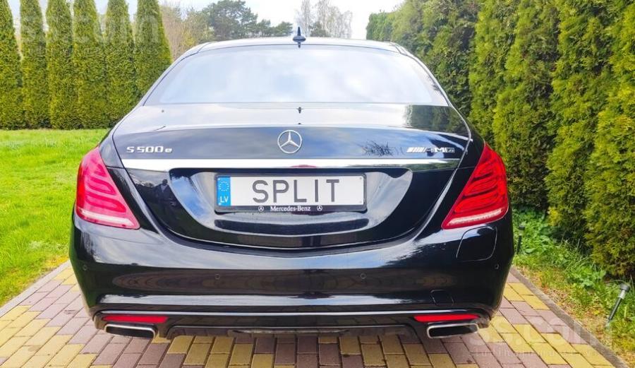 Black Mercedes-Benz S 500 2015 in Jurmala, with an engine capacity of 3.00 L and mileage of 195 thousand km for 29000 €, photo 27 on AUTOMOTO.COM.LV