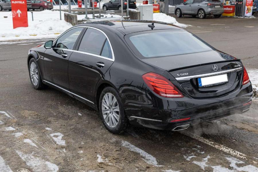 Melns Mercedes-Benz S 500 2015 Kauņa, ar dzinēja tilpumu 4.66 L un nobraukumu 205 tūkst. km par 29000 €, foto 8 vietnē AUTOMOTO.COM.LV