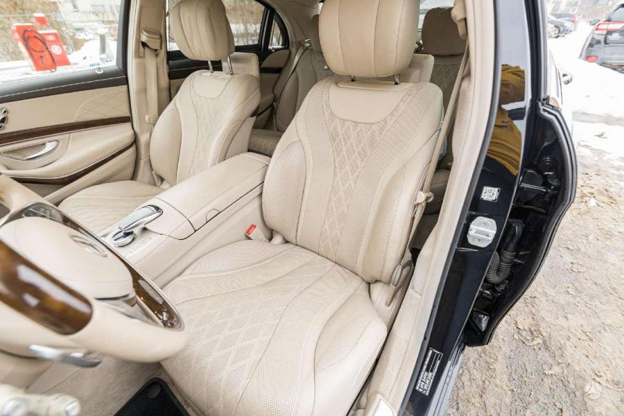 Melns Mercedes-Benz S 500 2015 Kauņa, ar dzinēja tilpumu 4.66 L un nobraukumu 205 tūkst. km par 29000 €, foto 15 vietnē AUTOMOTO.COM.LV