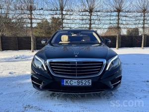 Black Mercedes-Benz S 500 2015 in Riga, with an engine capacity of 4.70 L and mileage of 126 thousand km for 40000 €, photo 2 on AUTOMOTO.COM.LV