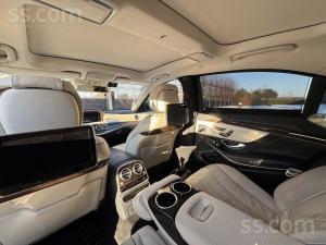 Black Mercedes-Benz S 500 2015 in Riga, with an engine capacity of 4.70 L and mileage of 126 thousand km for 40000 €, photo 11 on AUTOMOTO.COM.LV