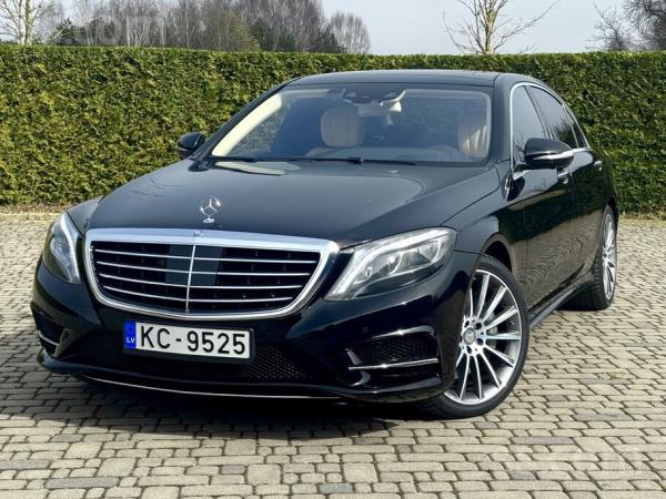 Melns Mercedes-Benz S 500 2015 Rīga, ar dzinēja tilpumu 4.70 L un nobraukumu 126 tūkst. km par 40000 €, foto 1 vietnē AUTOMOTO.COM.LV