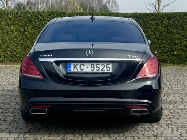 Melns Mercedes-Benz S 500 2015 Rīga, ar dzinēja tilpumu 4.70 L un nobraukumu 126 tūkst. km par 40000 €, foto 3 vietnē AUTOMOTO.COM.LV