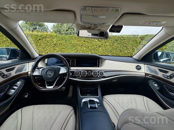 Melns Mercedes-Benz S 500 2015 Rīga, ar dzinēja tilpumu 4.70 L un nobraukumu 126 tūkst. km par 40000 €, foto 6 vietnē AUTOMOTO.COM.LV
