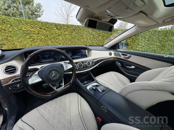 Melns Mercedes-Benz S 500 2015 Rīga, ar dzinēja tilpumu 4.70 L un nobraukumu 126 tūkst. km par 40000 €, foto 8 vietnē AUTOMOTO.COM.LV