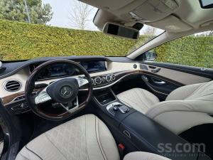 Melns Mercedes-Benz S 500 2015 Rīga, ar dzinēja tilpumu 4.70 L un nobraukumu 126 tūkst. km par 40000 €, foto 9 vietnē AUTOMOTO.COM.LV