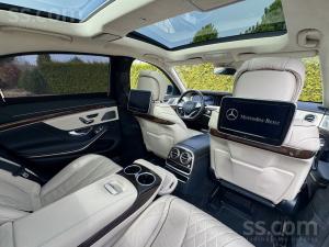 Melns Mercedes-Benz S 500 2015 Rīga, ar dzinēja tilpumu 4.70 L un nobraukumu 126 tūkst. km par 40000 €, foto 13 vietnē AUTOMOTO.COM.LV