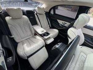 Melns Mercedes-Benz S 500 2015 Rīga, ar dzinēja tilpumu 4.70 L un nobraukumu 126 tūkst. km par 40000 €, foto 14 vietnē AUTOMOTO.COM.LV