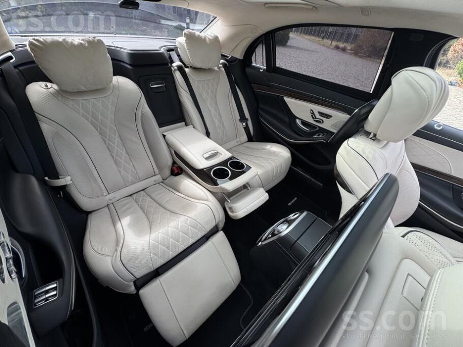 Melns Mercedes-Benz S 500 2015 Rīga, ar dzinēja tilpumu 4.70 L un nobraukumu 126 tūkst. km par 40000 €, foto 14 vietnē AUTOMOTO.COM.LV
