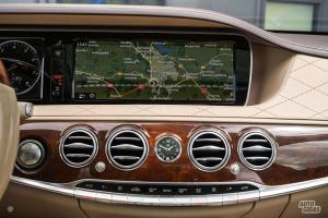 Black Mercedes-Benz S 500 2015 in Kaunas, with an engine capacity of 4.70 L and mileage of 211 thousand km for 24750 €, photo 21 on AUTOMOTO.COM.LV