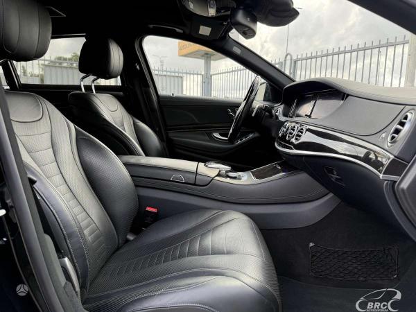 Melns Mercedes-Benz S 500 2015 Klaipėda, ar dzinēja tilpumu 4.66 L un nobraukumu 168 tūkst. km par 28900 €, foto 6 vietnē AUTOMOTO.COM.LV