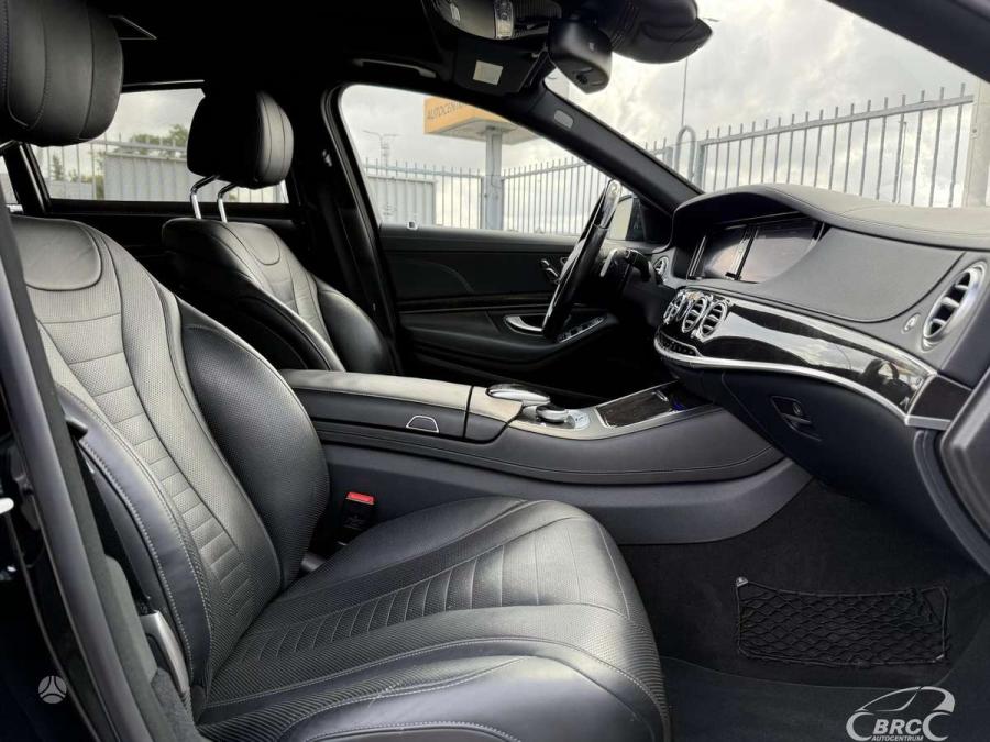 Melns Mercedes-Benz S 500 2015 Klaipėda, ar dzinēja tilpumu 4.66 L un nobraukumu 168 tūkst. km par 28900 €, foto 7 vietnē AUTOMOTO.COM.LV