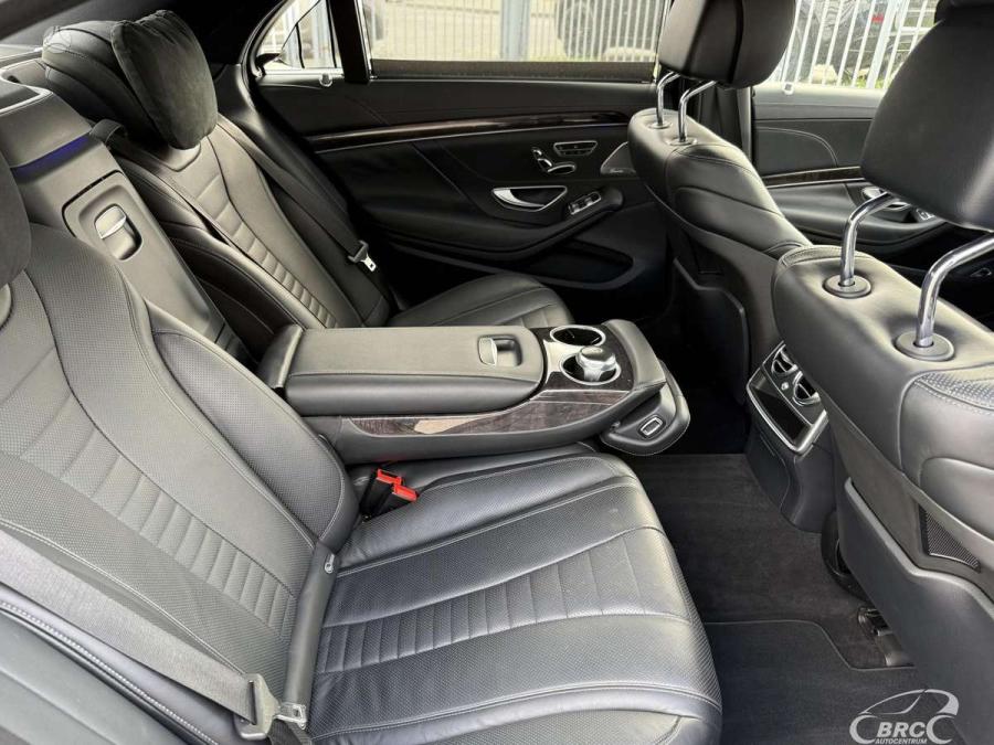 Melns Mercedes-Benz S 500 2015 Klaipėda, ar dzinēja tilpumu 4.66 L un nobraukumu 168 tūkst. km par 28900 €, foto 10 vietnē AUTOMOTO.COM.LV