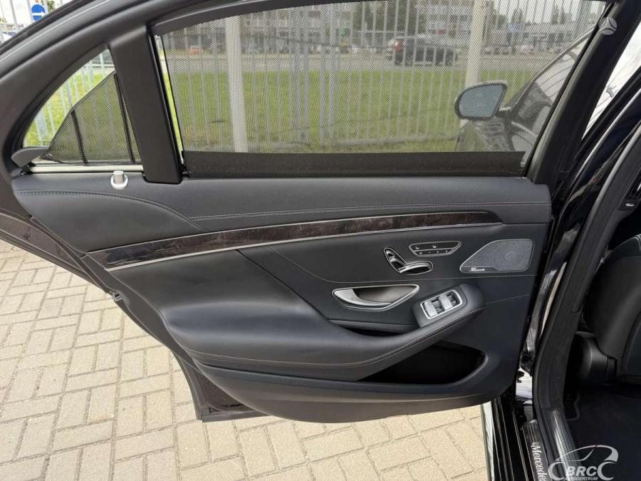 Melns Mercedes-Benz S 500 2015 Klaipėda, ar dzinēja tilpumu 4.66 L un nobraukumu 168 tūkst. km par 28900 €, foto 11 vietnē AUTOMOTO.COM.LV