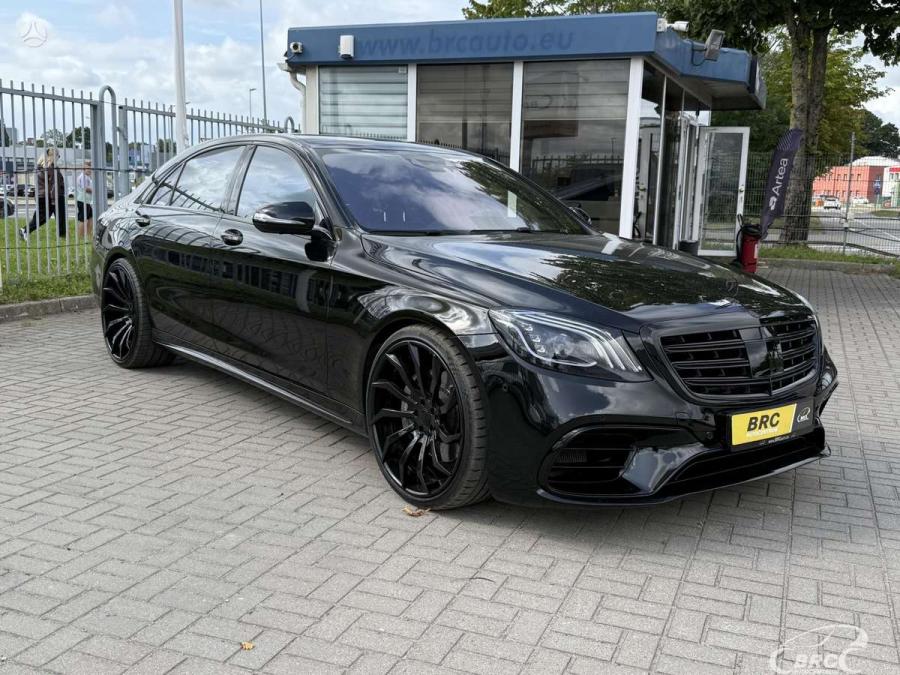 Melns Mercedes-Benz S 500 2015 Klaipėda, ar dzinēja tilpumu 4.66 L un nobraukumu 168 tūkst. km par 28900 €, foto 27 vietnē AUTOMOTO.COM.LV