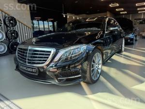Black Mercedes-Benz S 500 2016 in Riga, with an engine capacity of 4.70 L and mileage of 177 thousand km for 35960 €, photo 3 on AUTOMOTO.COM.LV