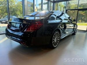 Black Mercedes-Benz S 500 2016 in Riga, with an engine capacity of 4.70 L and mileage of 177 thousand km for 35960 €, photo 5 on AUTOMOTO.COM.LV