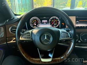 Black Mercedes-Benz S 500 2016 in Riga, with an engine capacity of 4.70 L and mileage of 177 thousand km for 35960 €, photo 13 on AUTOMOTO.COM.LV