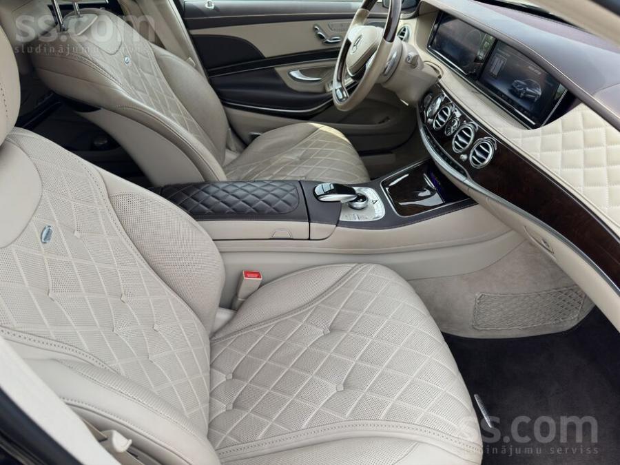 Melns Mercedes-Benz S 500 2016 Rīga, ar dzinēja tilpumu 4.70 L un nobraukumu 58 tūkst. km par 63290 €, foto 7 vietnē AUTOMOTO.COM.LV